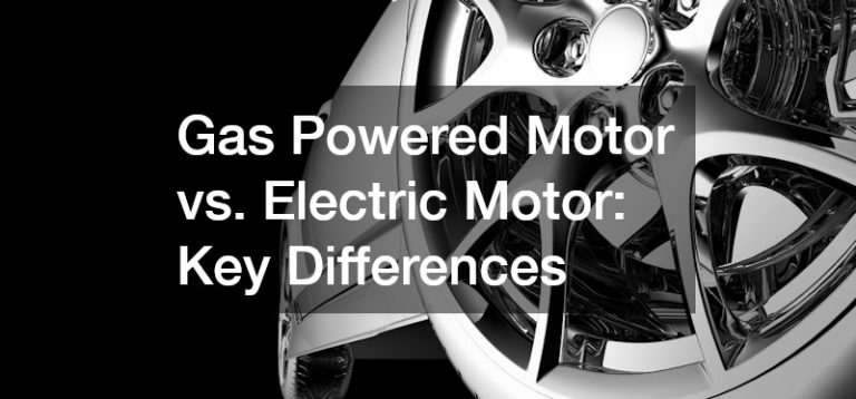 Gas Powered Motor vs. Electric Motor Key Differences - Muscle Car Sites